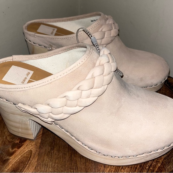 Dolce Vita | Shoes | Nwt Dolce Vita Wooden Clogs Light Cream Suede ...